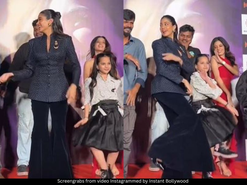 Janhvi Kapoor Teaches Kids Hook Step Of 'Ulajh' Song 'Shaukan'. Watch Video