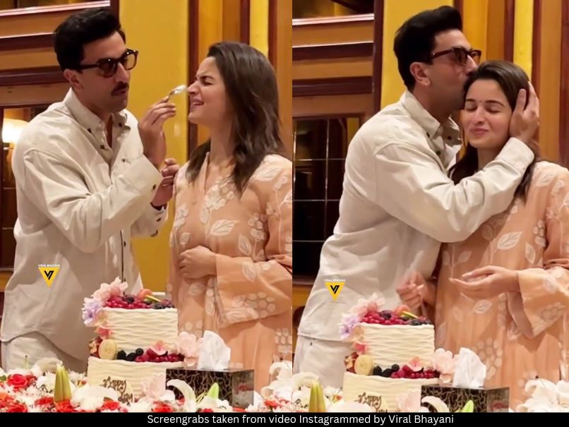 Alia Bhatt Dances And Takes First Bite Of Pre-Birthday Cake As Ranbir ...