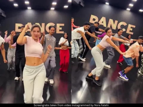 Nora Fatehi Sets The Floor On Fire In Sultry Rehearsal Video For ‘Oh ...